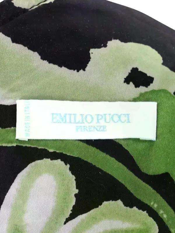 Emilio Pucci V-neck Sleeveless Mini Dress