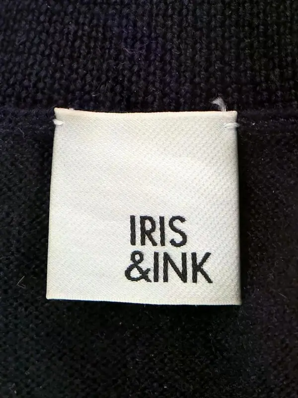 Iris & Ink Turtleneck Wool Sweater