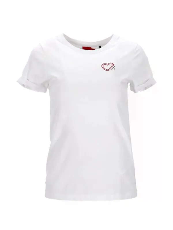 Hugo Heart-print T-shirt - White