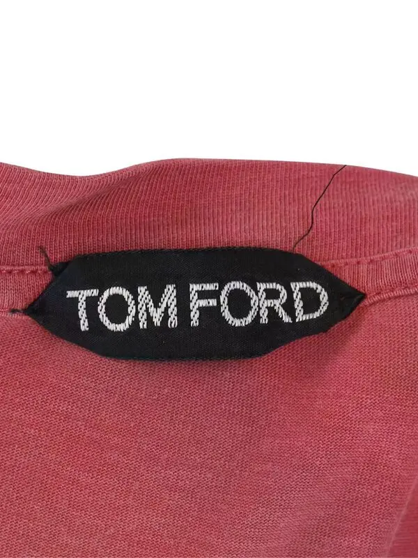 TOM FORD Round-neck T-shirt - Red