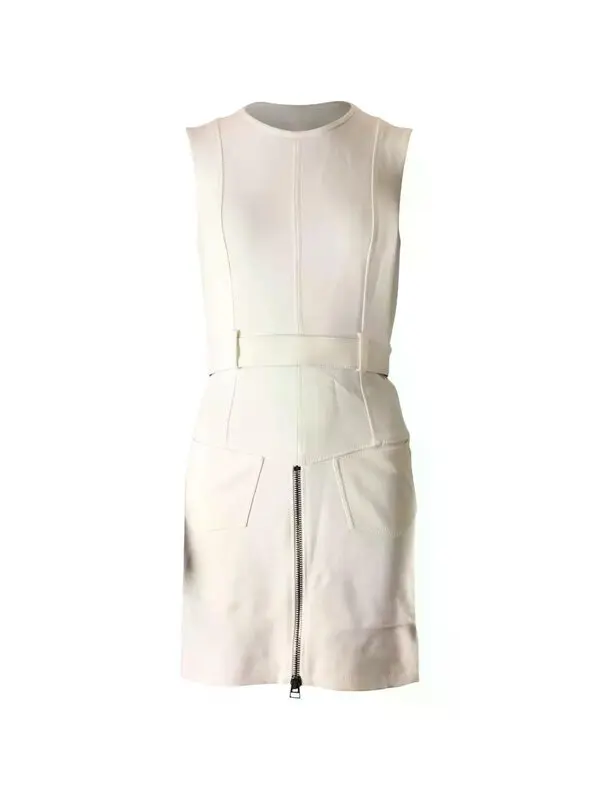 TOM FORD Crew-neck Mini Dress - Neutrals