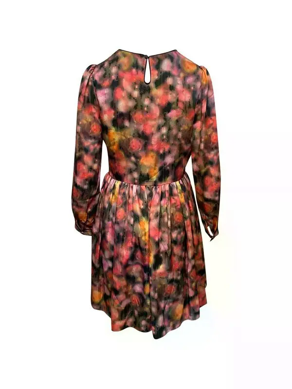 Mulberry Long-sleeve Mini Dress