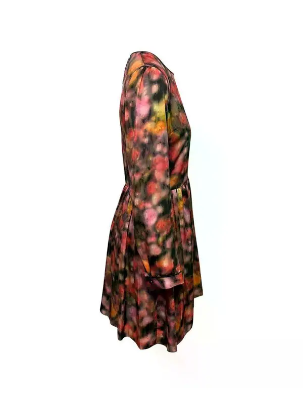 Mulberry Long-sleeve Mini Dress