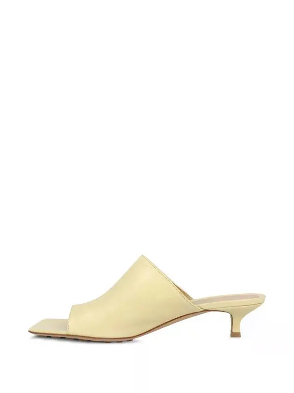 Bottega Veneta Stretch Square-toe Mules