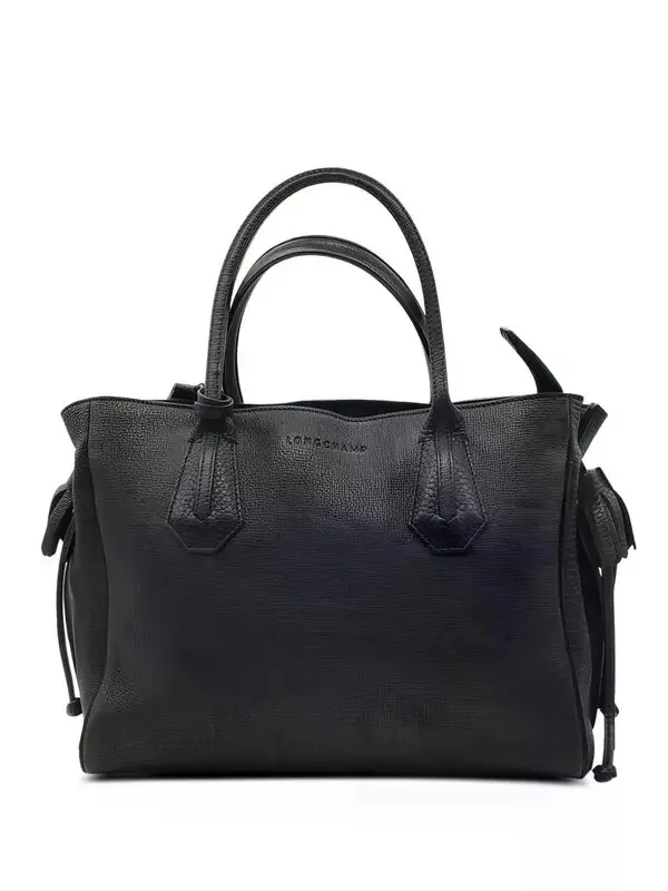 Longchamp Penelope Leather Tote - Black