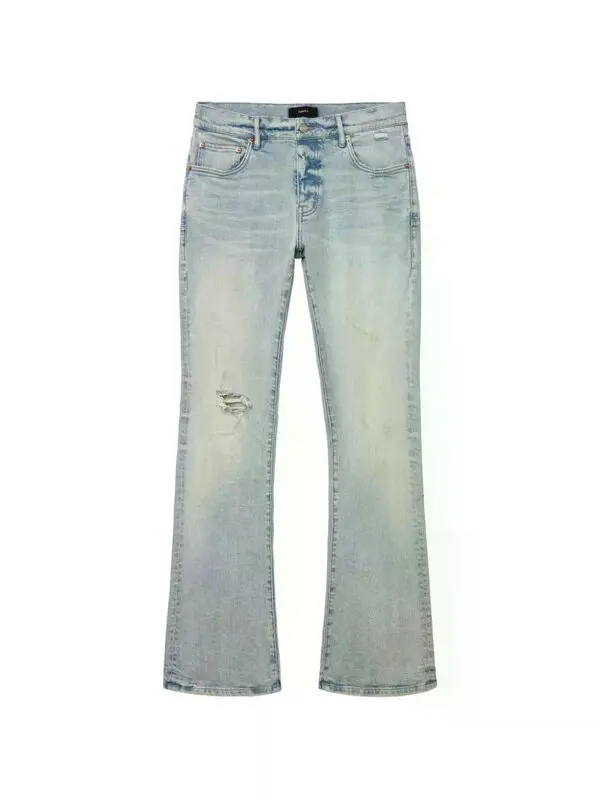 PURPLE BRAND P004 Distressed Blowout Jeans - Blue