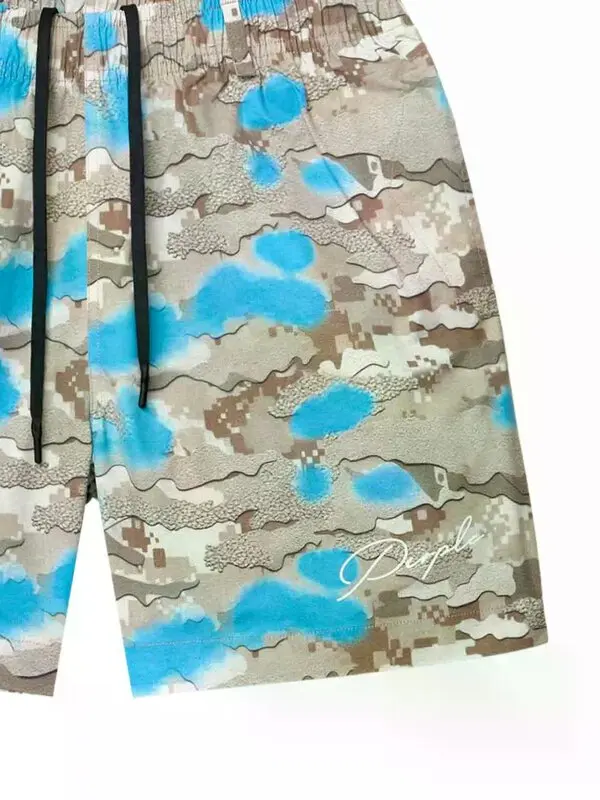 PURPLE BRAND Camouflage Short