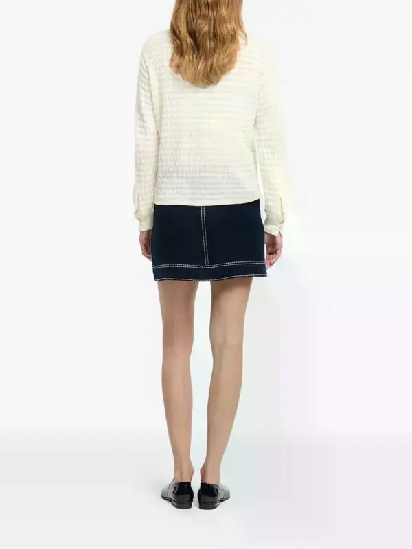 BARRIE Embossed Knit Shirt