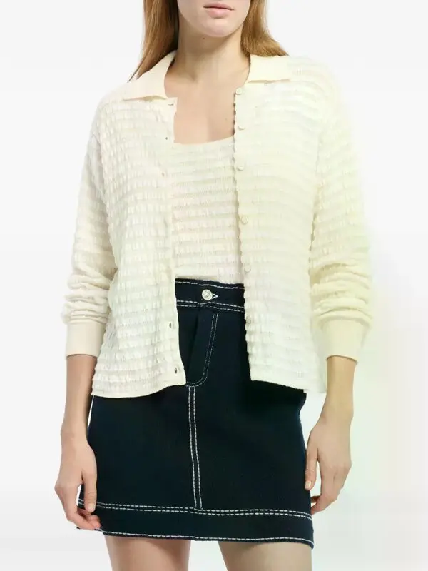 BARRIE Embossed Knit Shirt