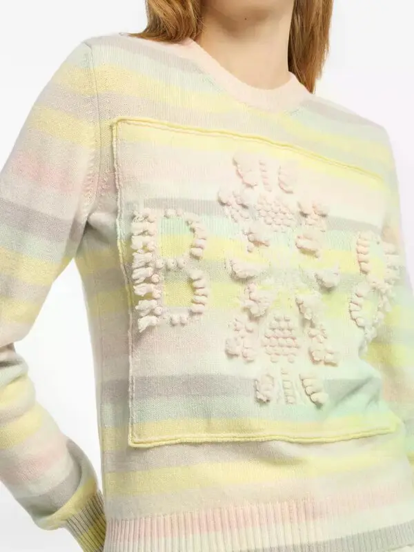 BARRIE Striped Cashmere Jumper