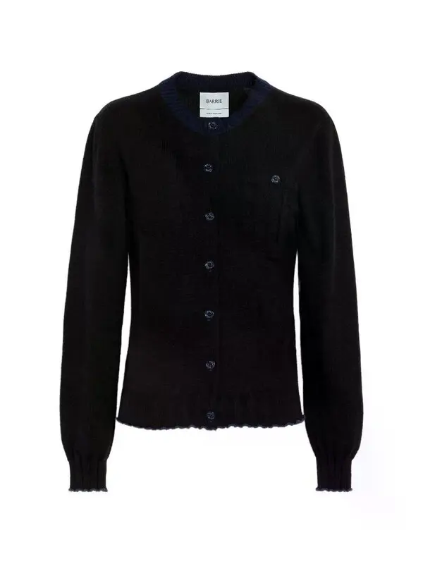 BARRIE Cardigan With Ribbed Detailing