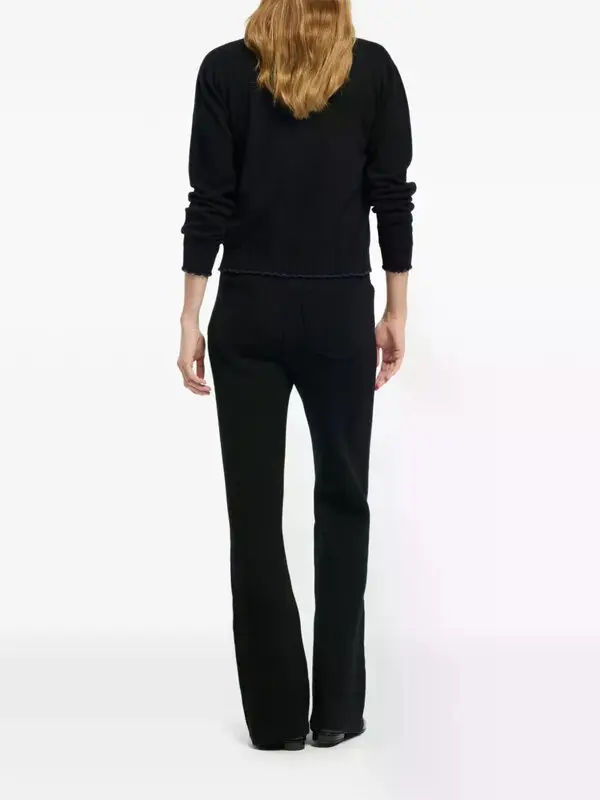BARRIE Cardigan With Ribbed Detailing