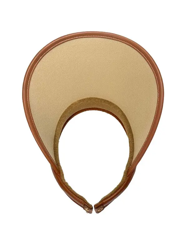 Eric Javits Derby Visor - Gold
