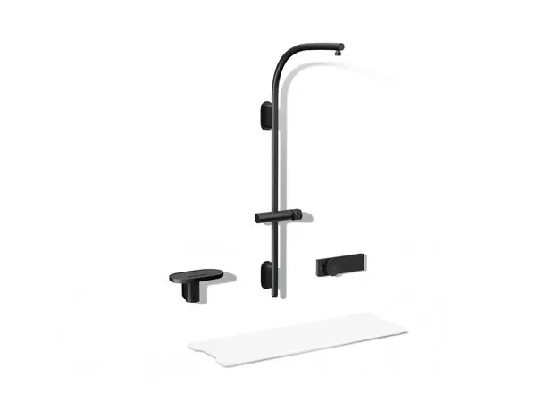 KOHLER Anthem Evocycle Hybrid Smart Shower System For Rainhead And Handshower - Matte Black