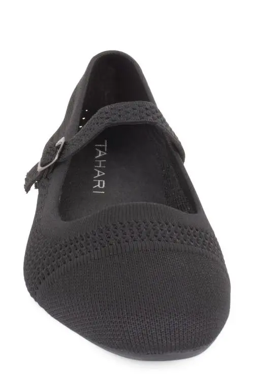 Tahari Dubai Mary Jane Flat - Black