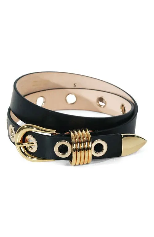 DEHANCHE Rivet Leather Belt