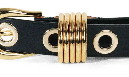 DEHANCHE Rivet Leather Belt