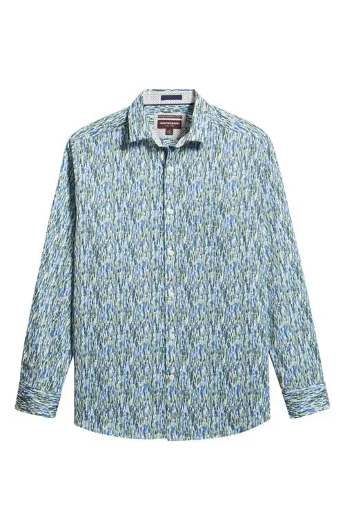Johnston & Murphy Logan Print Button-up Shirt