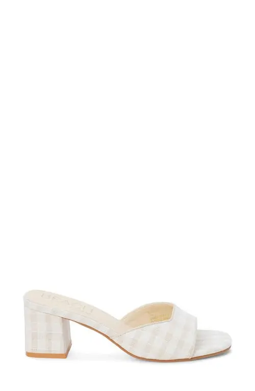 Matisse Birdie Block Heel Sandal - Natural Check