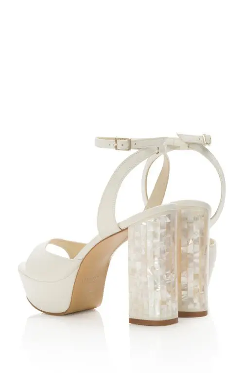 FREYA ROSE Margot Platform Heel Sandal - Ivory
