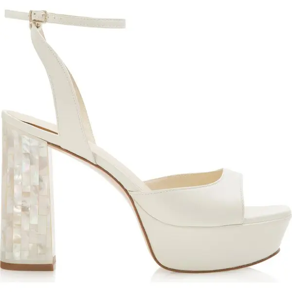FREYA ROSE Margot Platform Heel Sandal - Ivory