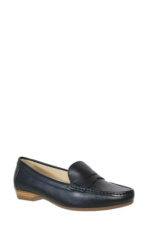 DAVID TATE Freetime Penny Loafer - Black