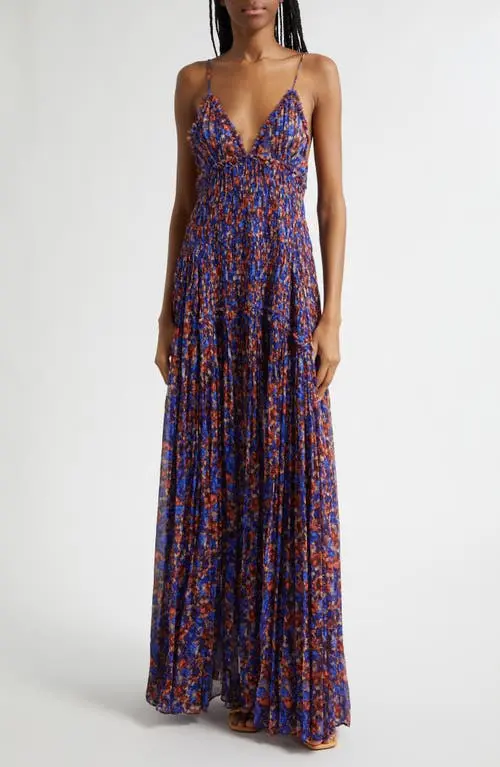Ulla Johnson Atrani Print Maxi Dress - Violet