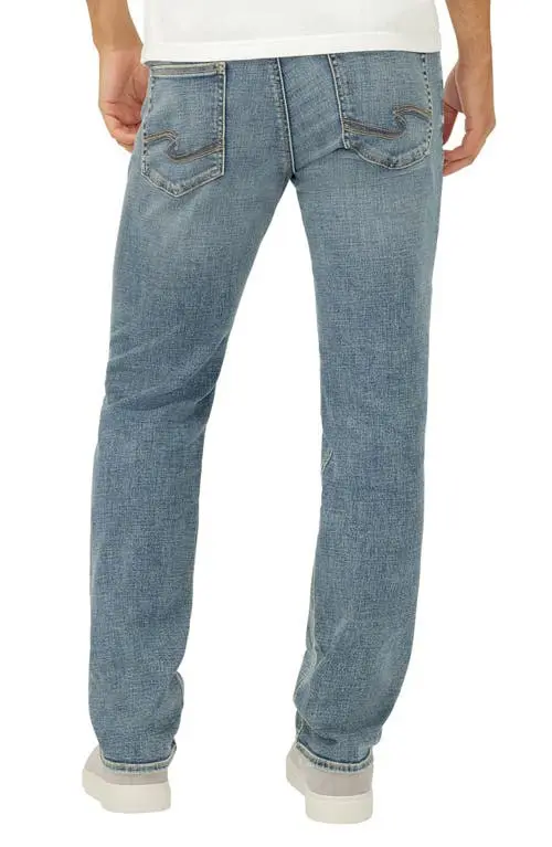 SILVER JEANS CO. Allan Ripped Straight Leg Jeans