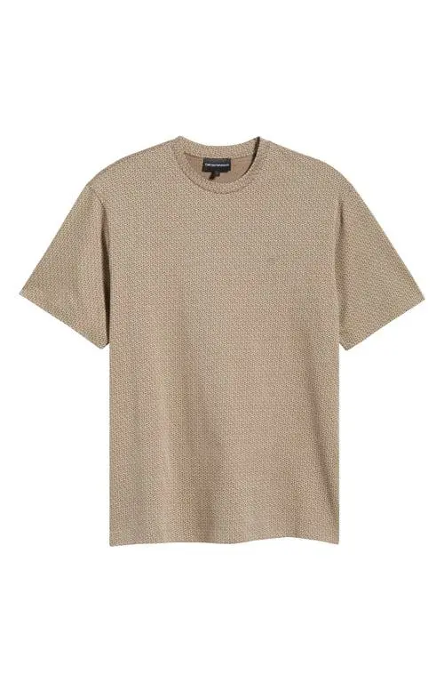 Emporio Armani Geo Print Cotton Graphic T-shirt
