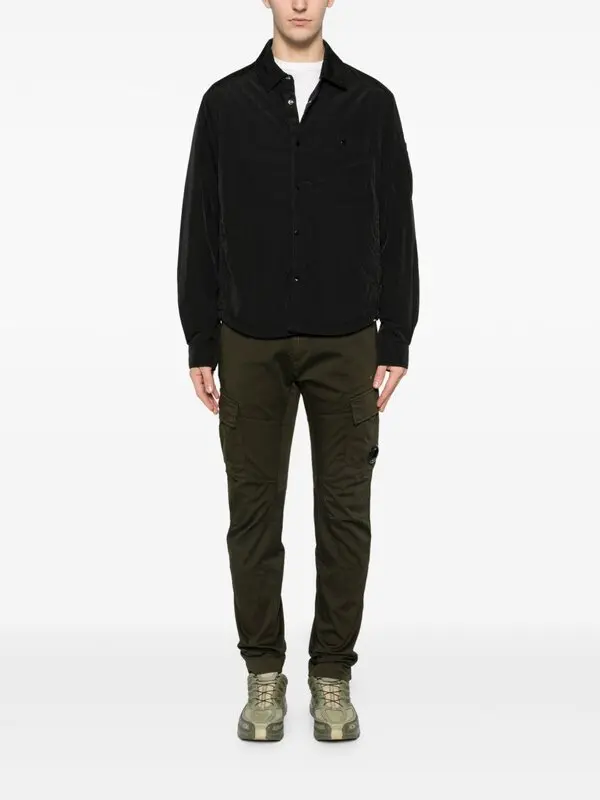 C.P. COMPANY Chrome-r Nylon Overshirt - Black