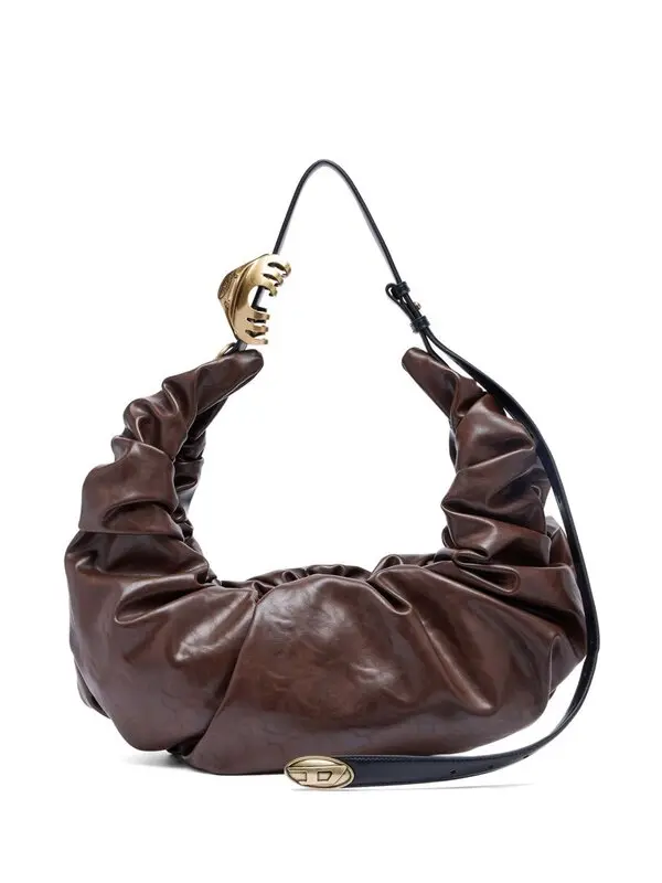 DIESEL Grab Large Hobo Bag - Brown