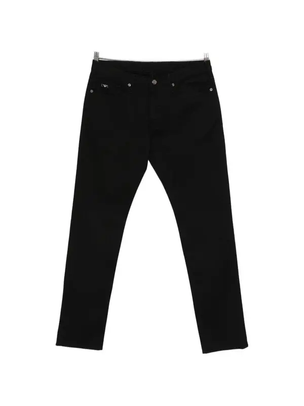 Emporio Armani Denim Cotton Jeans - Black