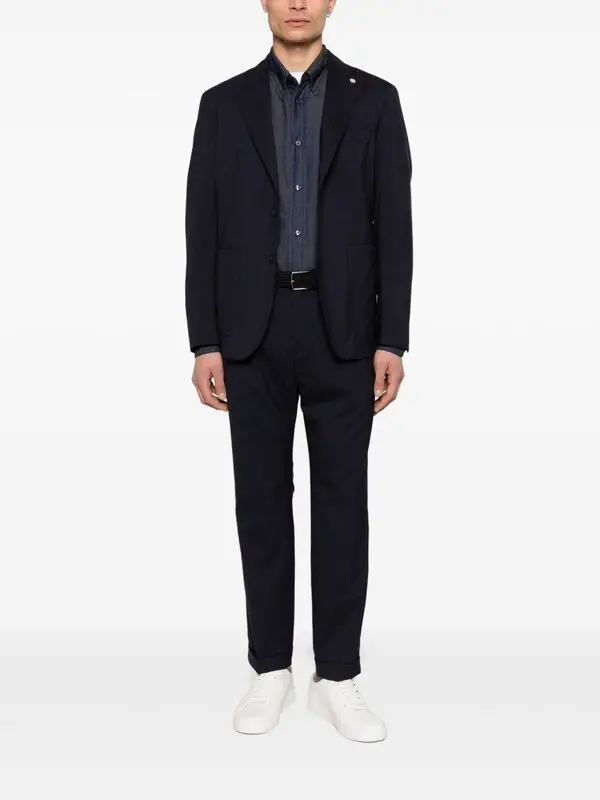 Emporio Armani Denim Cotton Shirt - Blue