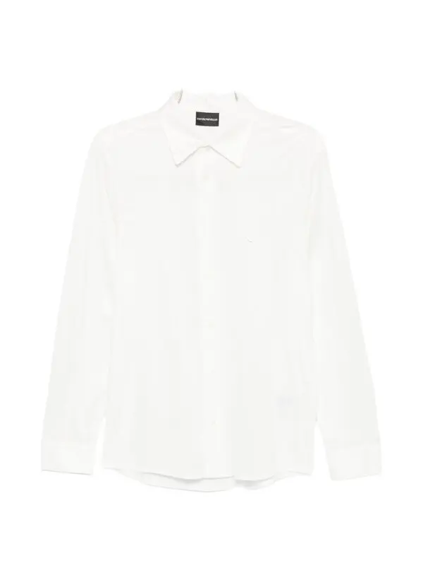 Emporio Armani Cotton Blend Shirt - White