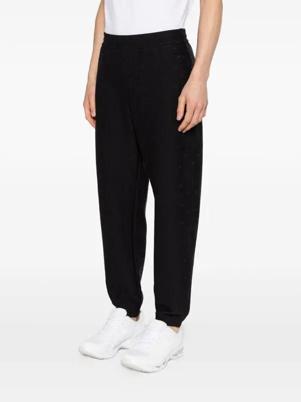 Emporio Armani Cotton Blend Sweatpants - Blue