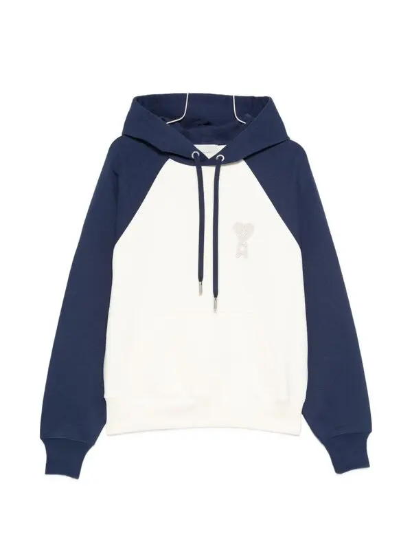 Ami De Coeur Cotton Hoodie - Blue