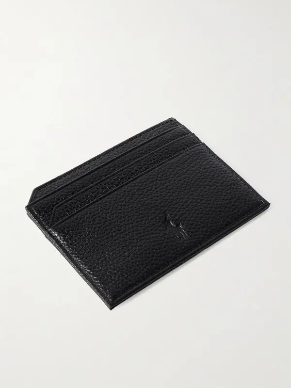 Polo Ralph Lauren Small Logo-print Full-grain Leather Cardholder