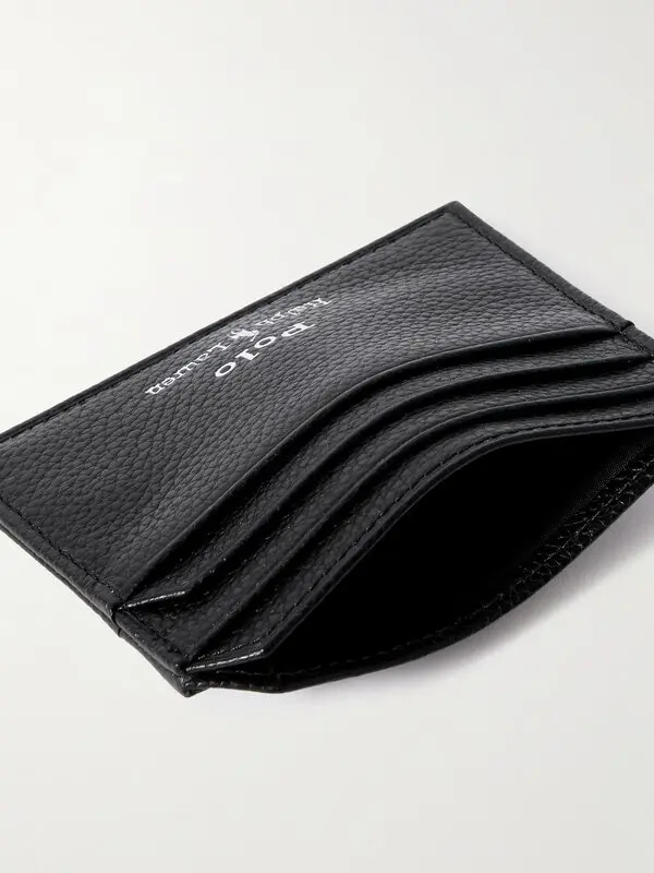 Polo Ralph Lauren Small Logo-print Full-grain Leather Cardholder