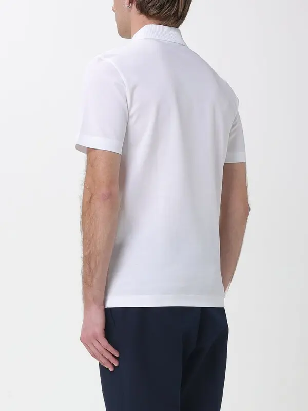FERRAGAMO Cotton Polo - White