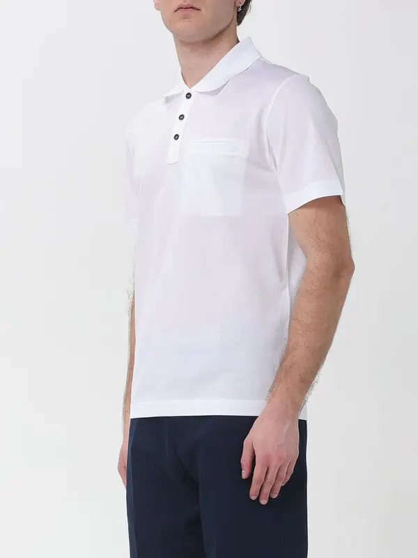 FERRAGAMO Cotton Polo - White