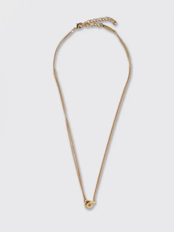 FERRAGAMO Torchon Brass Necklace - Brown