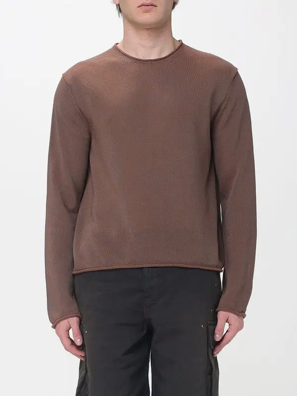 Our Legacy Cotton And Linen Crew-neck Pullover - Brown