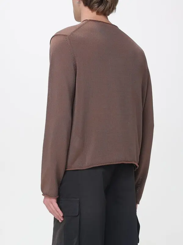 Our Legacy Cotton And Linen Crew-neck Pullover - Brown