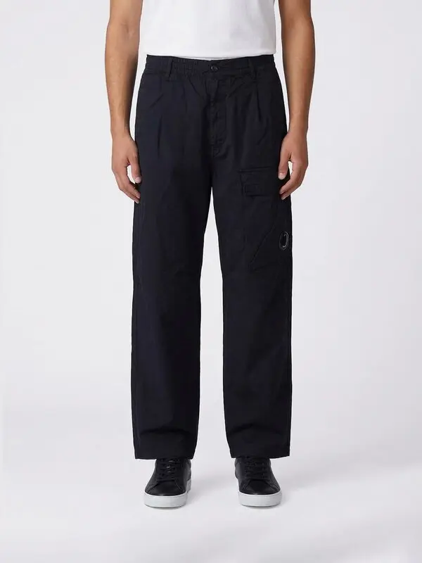 C.P. COMPANY Cotton Cargo Trousers - Black