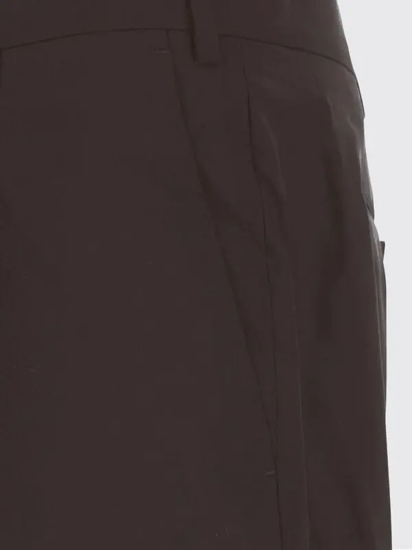 PT TORINO Virgin Wool Tailored Trousers - Brown