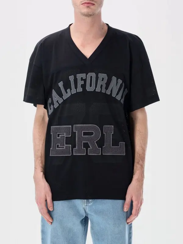 ERL Casual Cotton T-shirt With Logo Detail