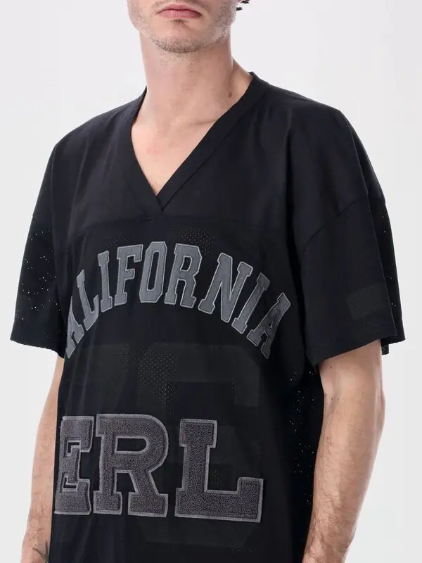 ERL Casual Cotton T-shirt With Logo Detail