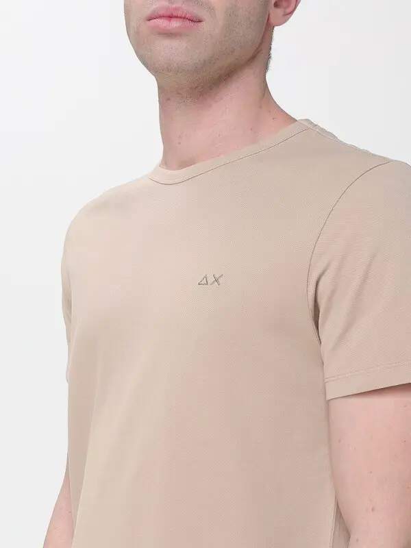 SUN 68 Basic Cotton T-shirt - Grey