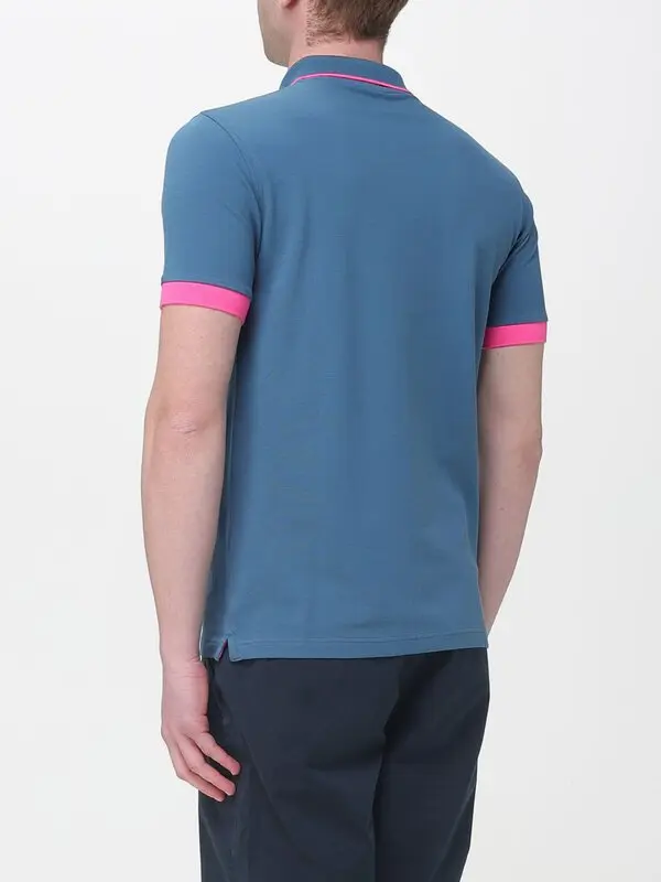 SUN 68 Cotton Polo Shirt - Avion