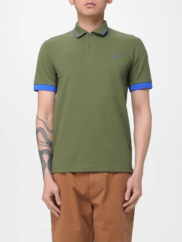 SUN 68 Polo Shirt - Green